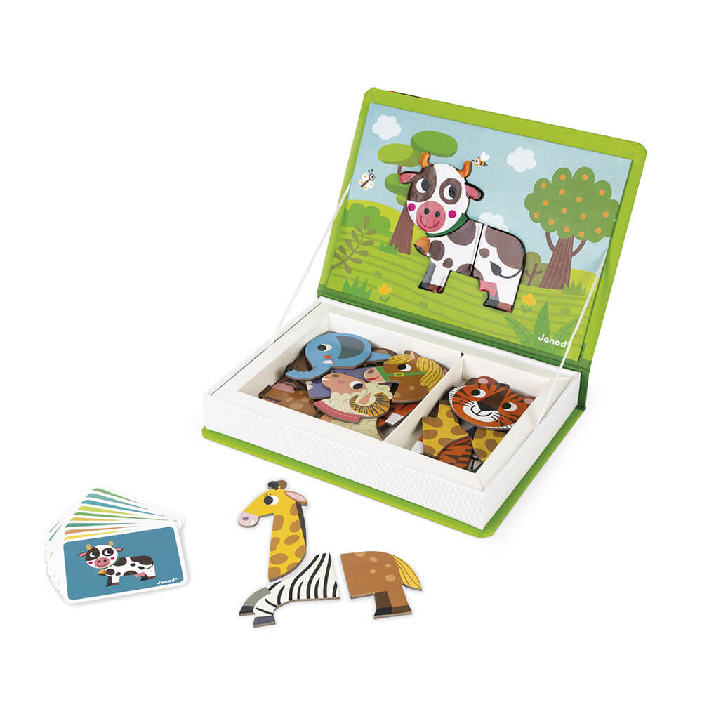 Magneti'Book Tiere : Edukative Magnetische Spiele Janod - J02723 ...