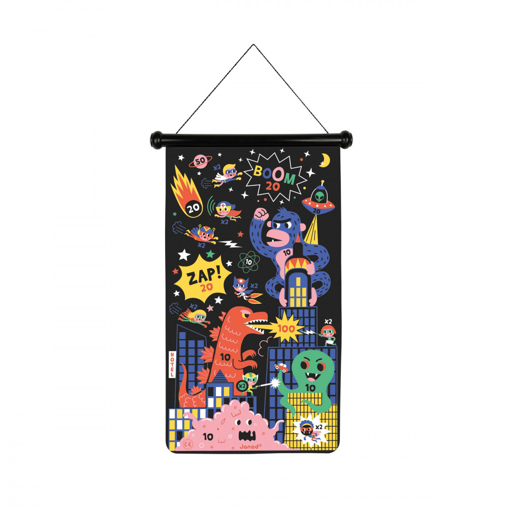 Magnetic Dart Game - Super Hero : Throwing games Janod - J02090
