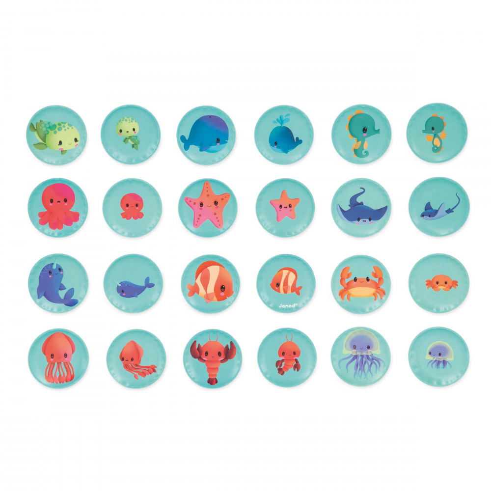 Memory Game - Baby Animals : Bath toys Janod - J04723