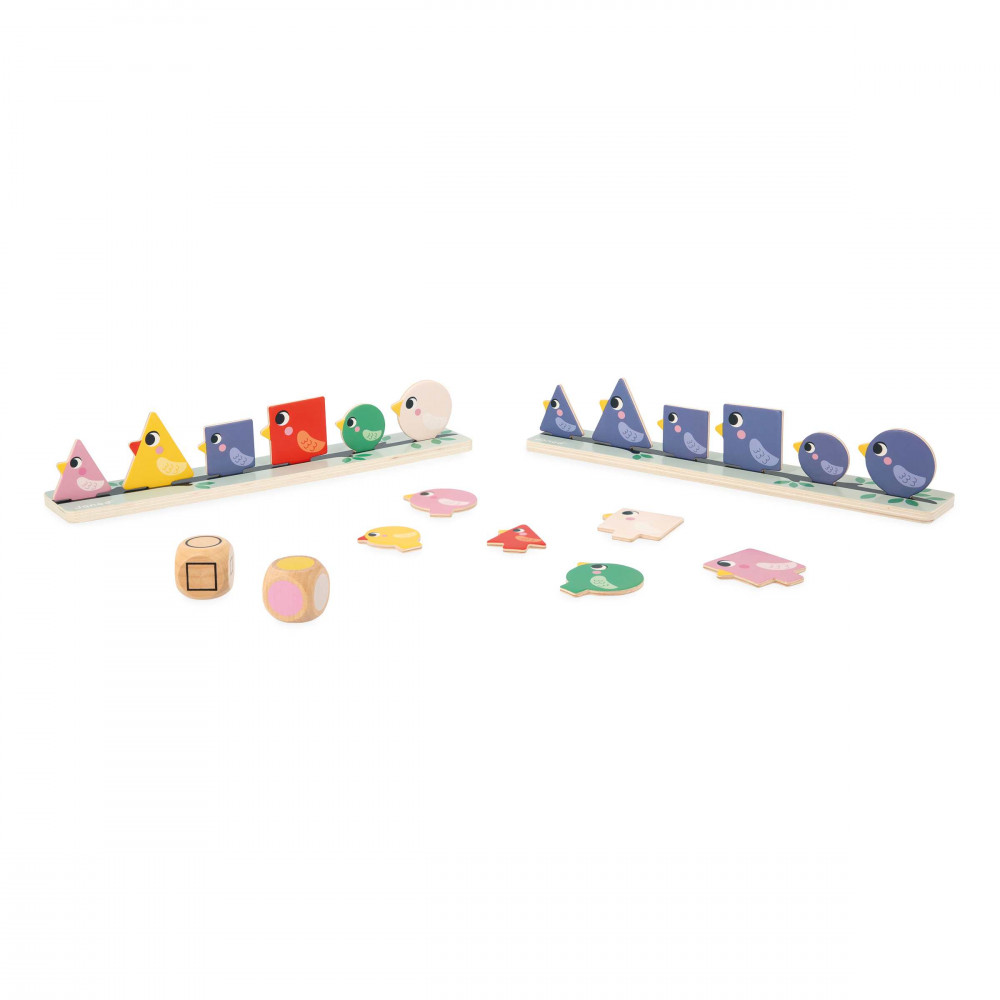 Sorting Shapes, Sizes And Colours - Birds : Shapes & Colours Janod - J05089