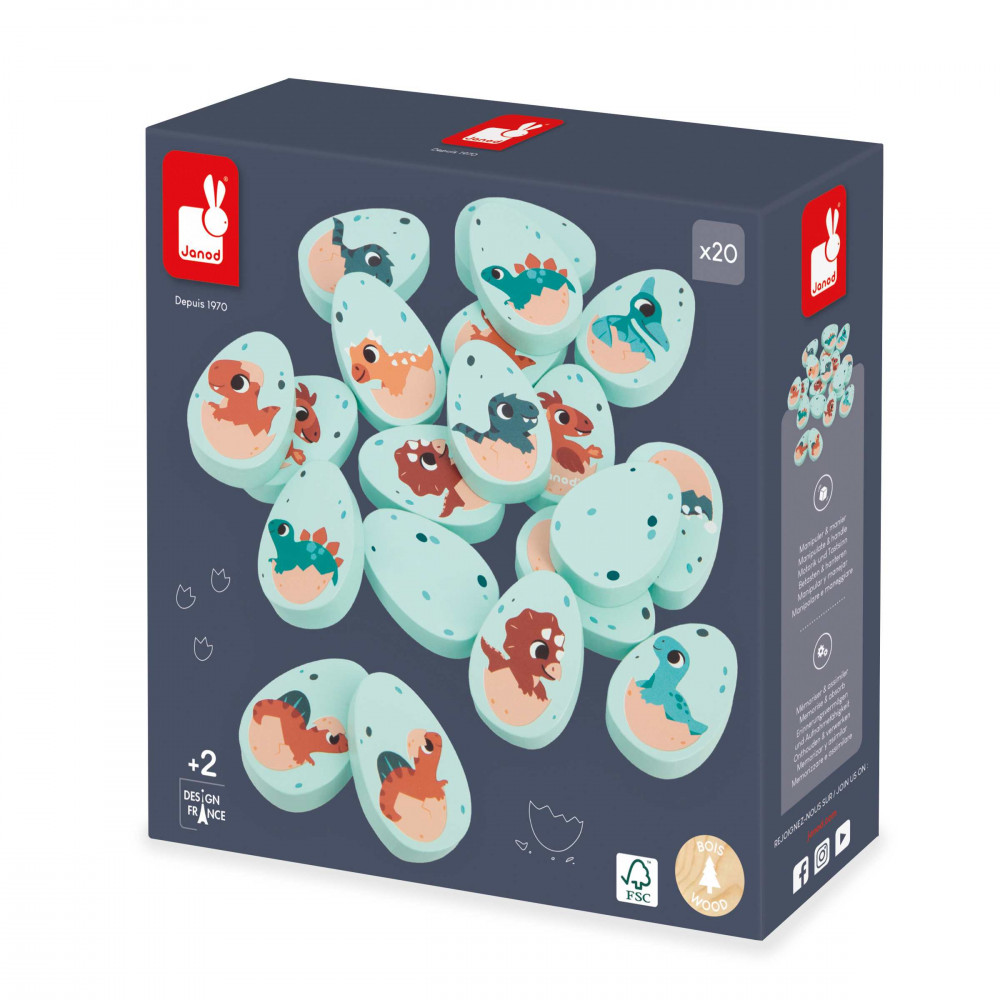 Dino - Memory Dino : Memory & matching games Janod - J05826