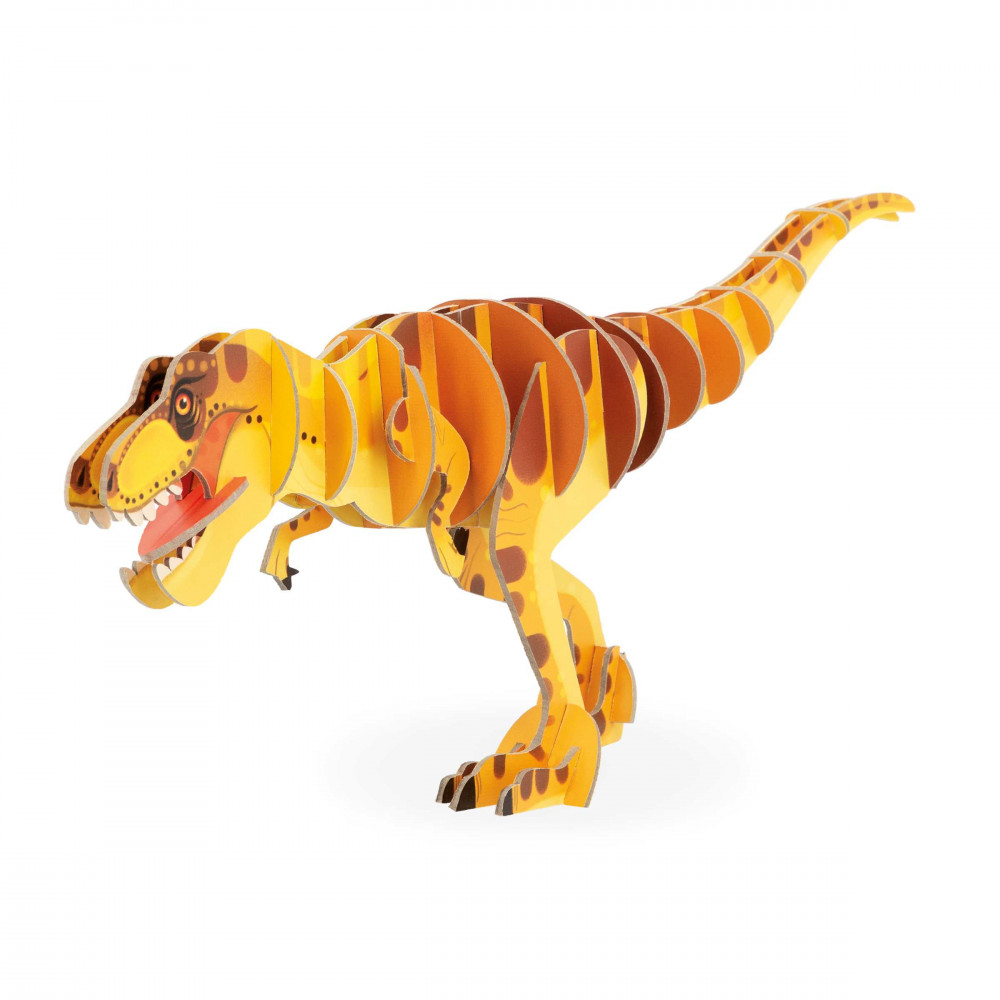 Dino - T-Rex Multidimensional Puzzle : Educational puzzles Janod - J05837