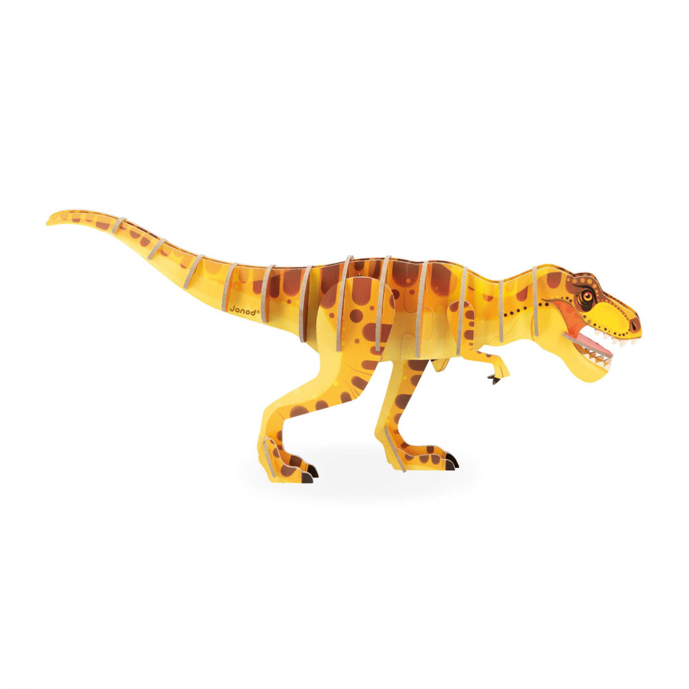 Dino - T-Rex Multidimensional Puzzle : Educational puzzles Janod - J05837