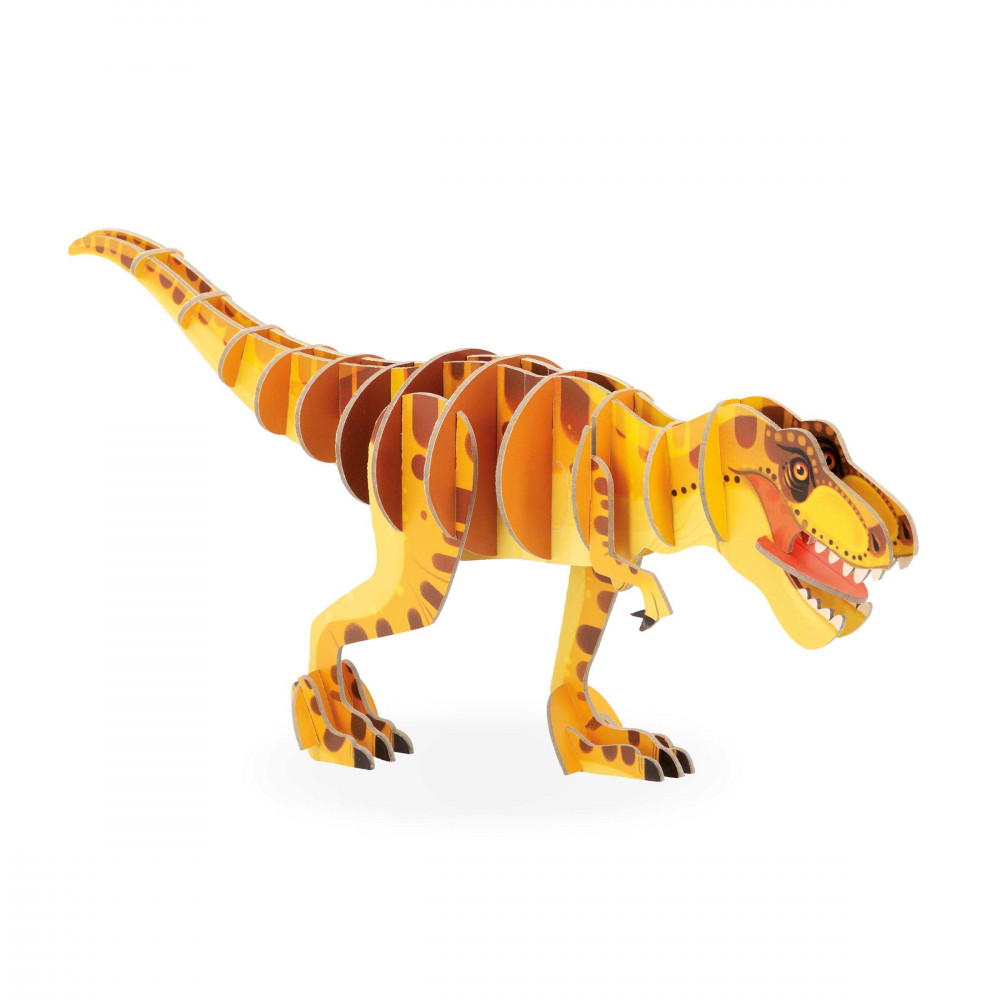 Dino - Puzzle Tridimensionale: T-Rex - Puzzle educativi - Janod
