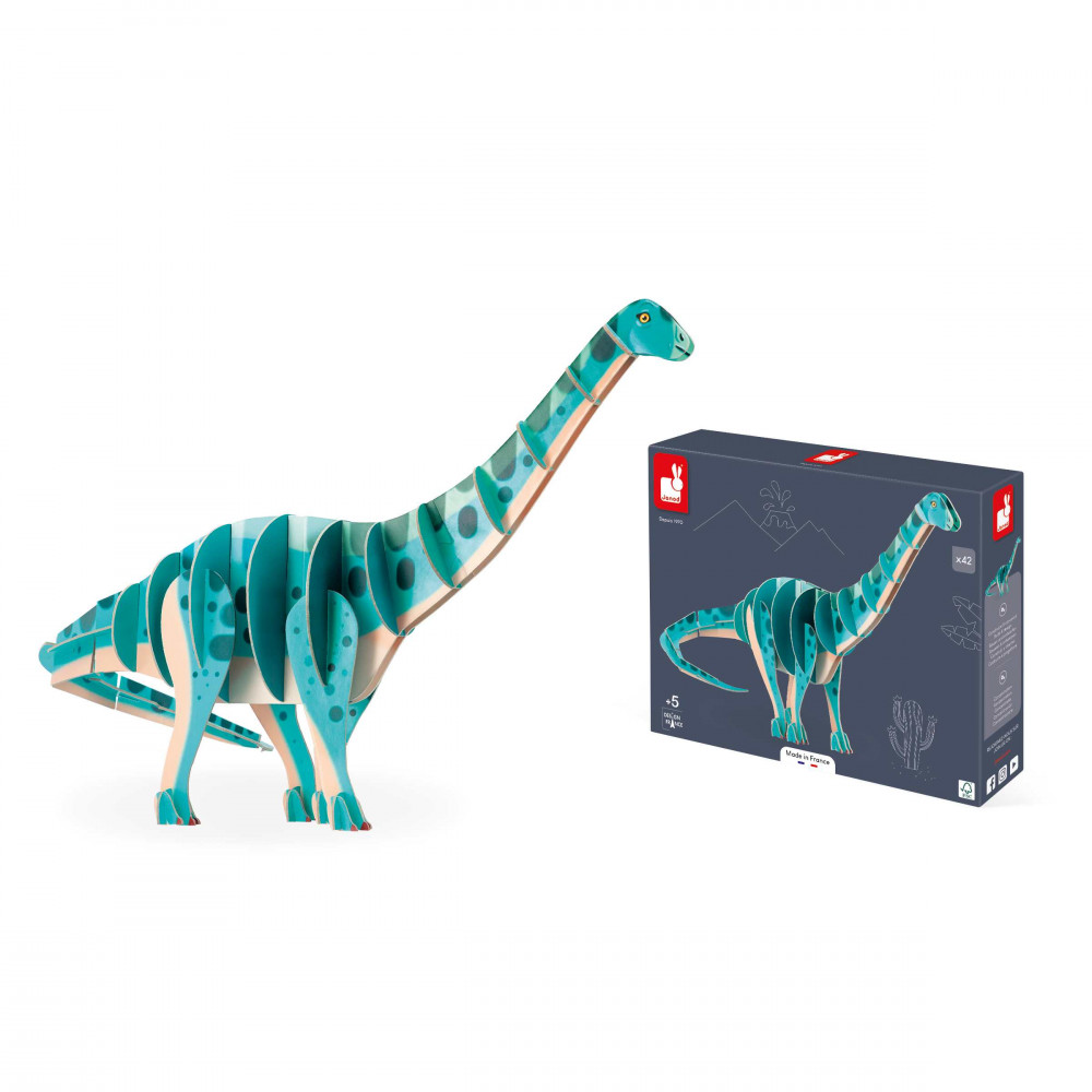Dino - Diplodocus Multidimensional Puzzle : Educational puzzles Janod ...