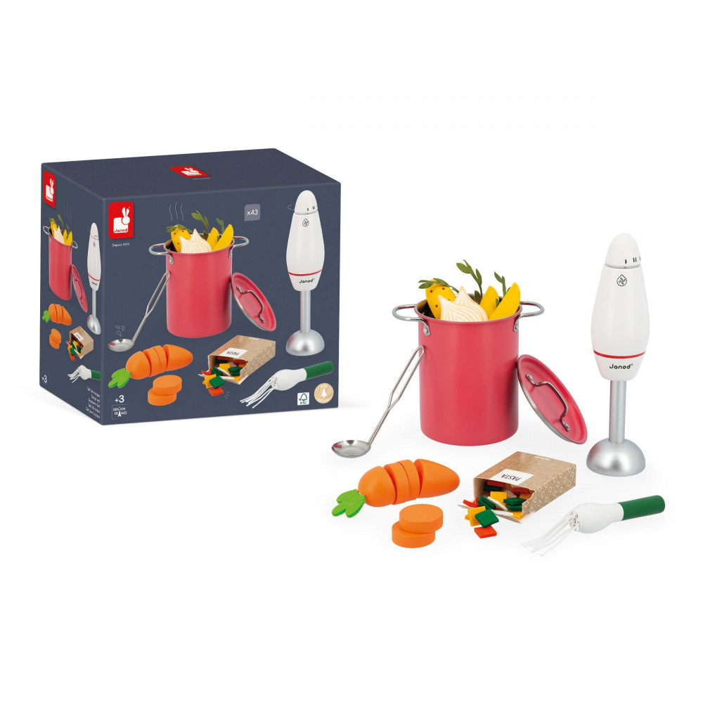 Soup Set : kitchens, dinnerwares & accessories Janod - J06634