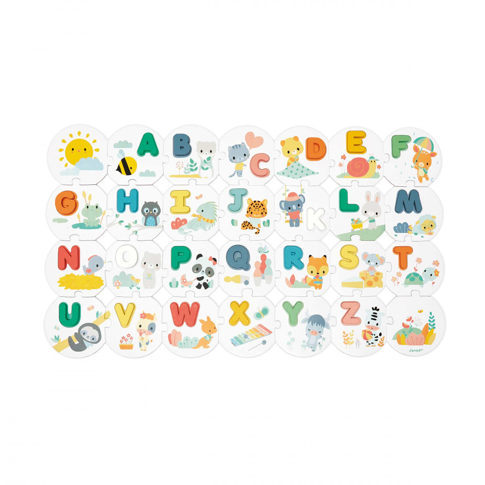 Juegos De Secuencias Para Niños Puzles Abecedario Español Puzzles Abc ...