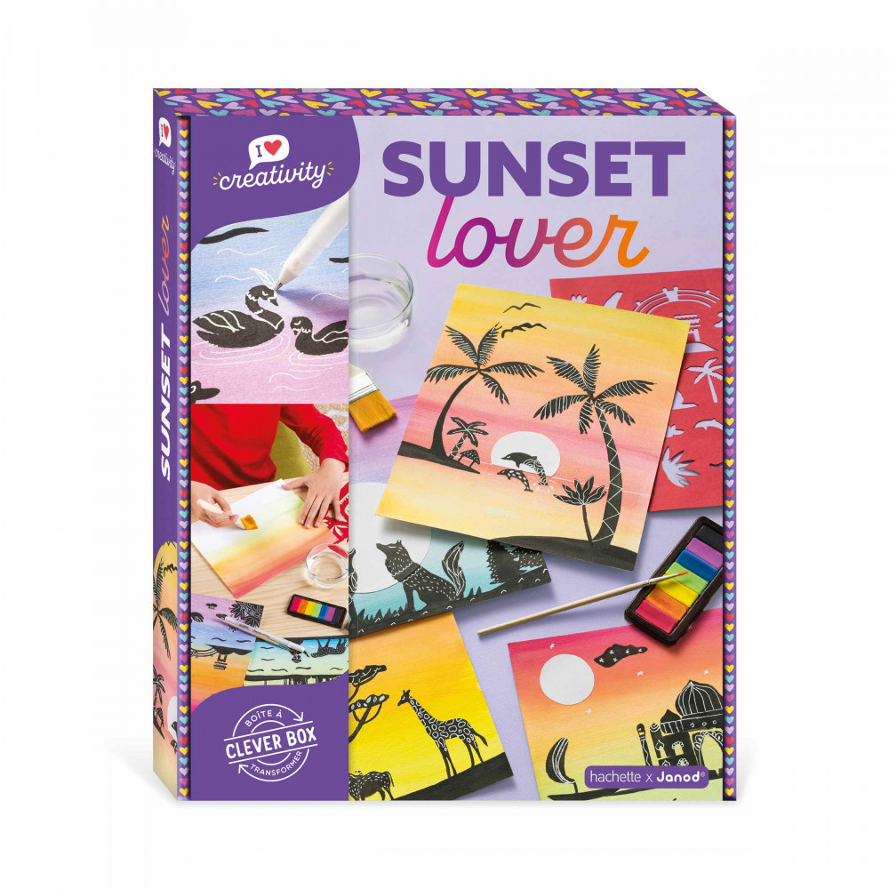 Sunset Lover : Painting by numbers & Colouring Janod - J07737
