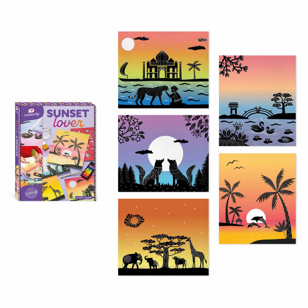 Sunset Lover : Painting by numbers & Colouring Janod - J07737