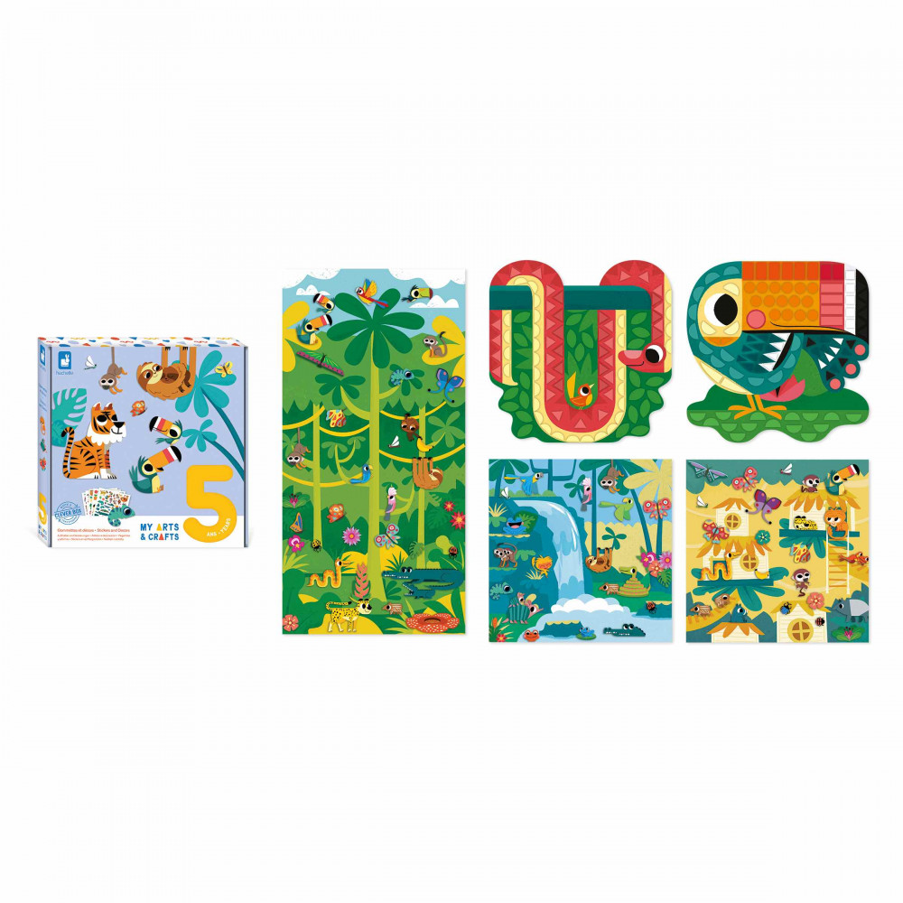 5 Years - Stickers And Decors : Mosaic & Stickers Janod - J07744
