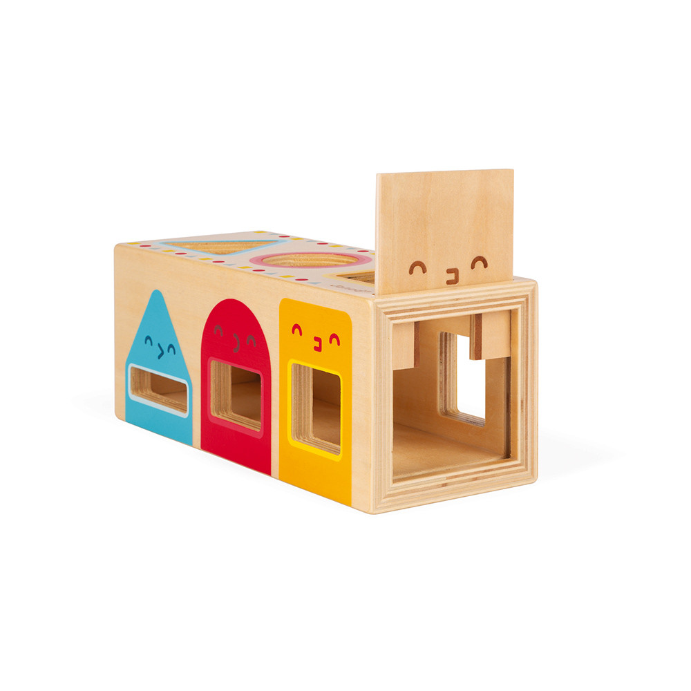 Geometric Shapes Box (wood) : Shapes & Colours Janod - J05330