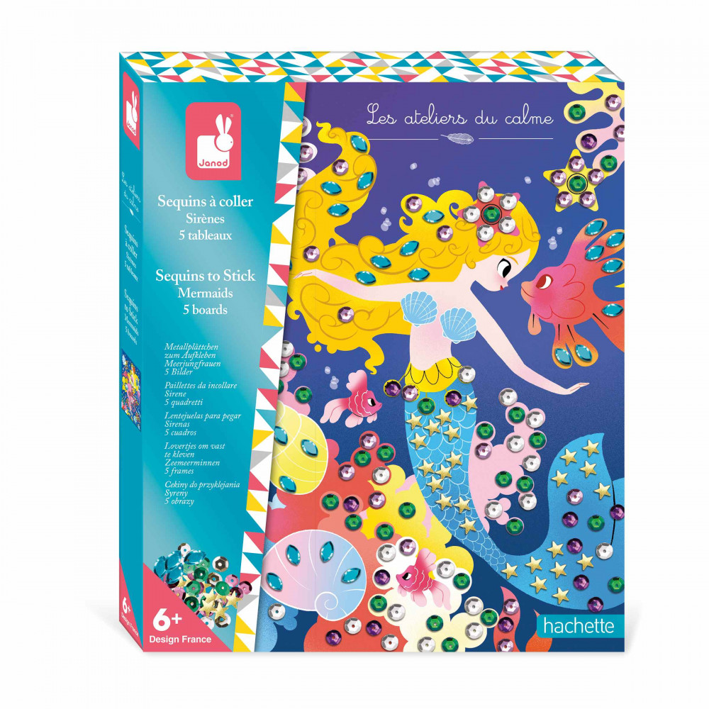 Sequins To Stick Mermaids : "Les Ateliers du Calme" Collection Janod ...