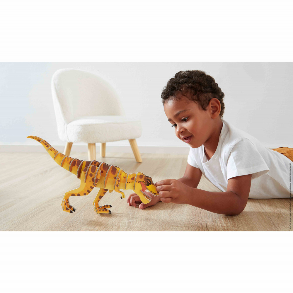 Dino - T-Rex Multidimensional Puzzle : Educational puzzles Janod - J05837