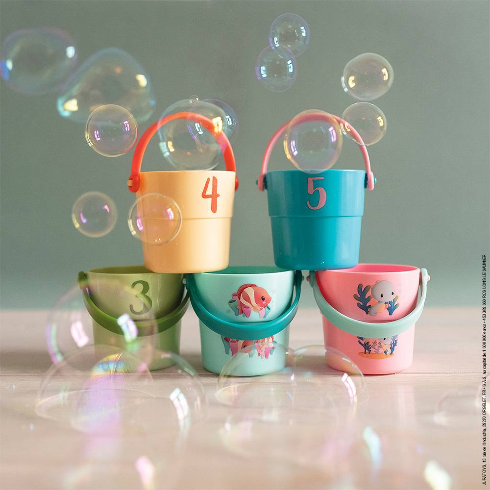 Buckets - My Baby Animals : Bath toys Janod - J04722