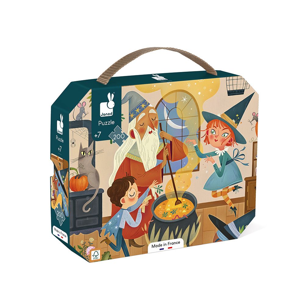 Puzzle Magie 200 pièces : Puzzles 150 à 499 pièces Janod - J02548