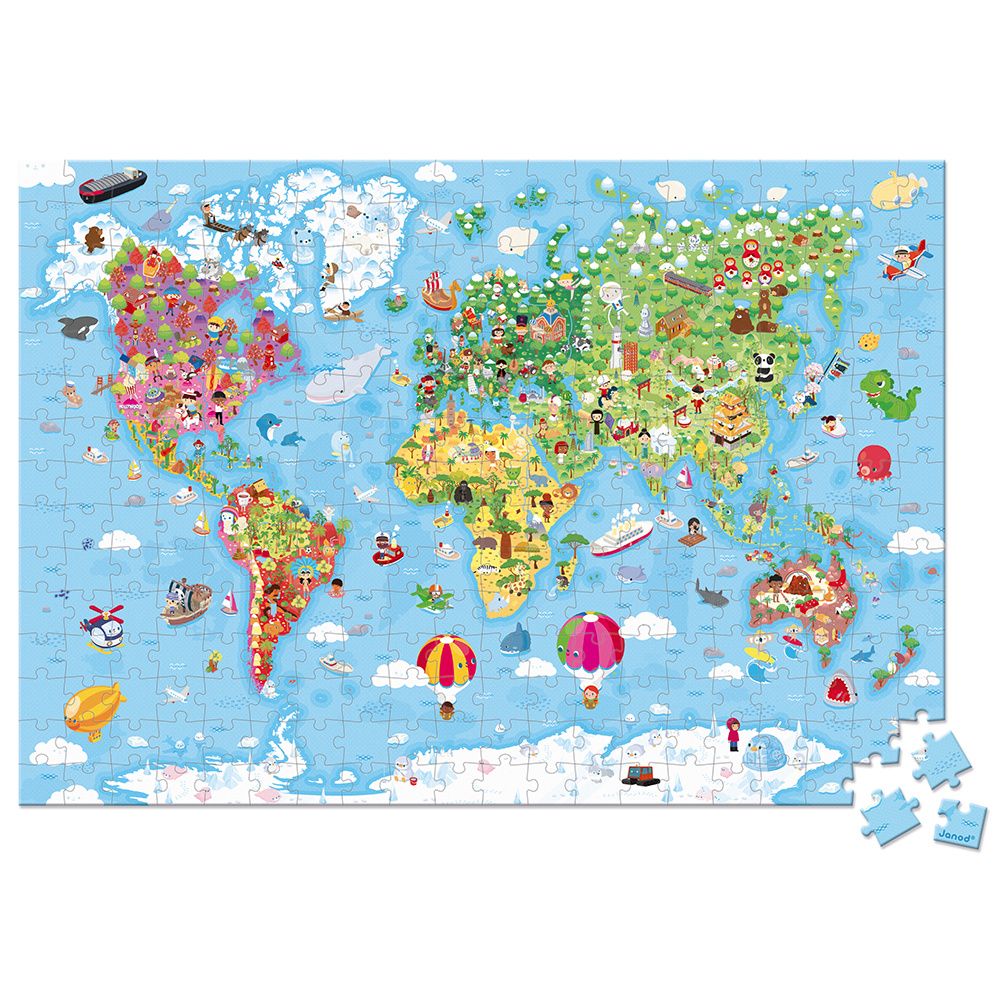 Giant of the World Puzzle 300 pieces : 150 to 499 piece puzzles Janod ...