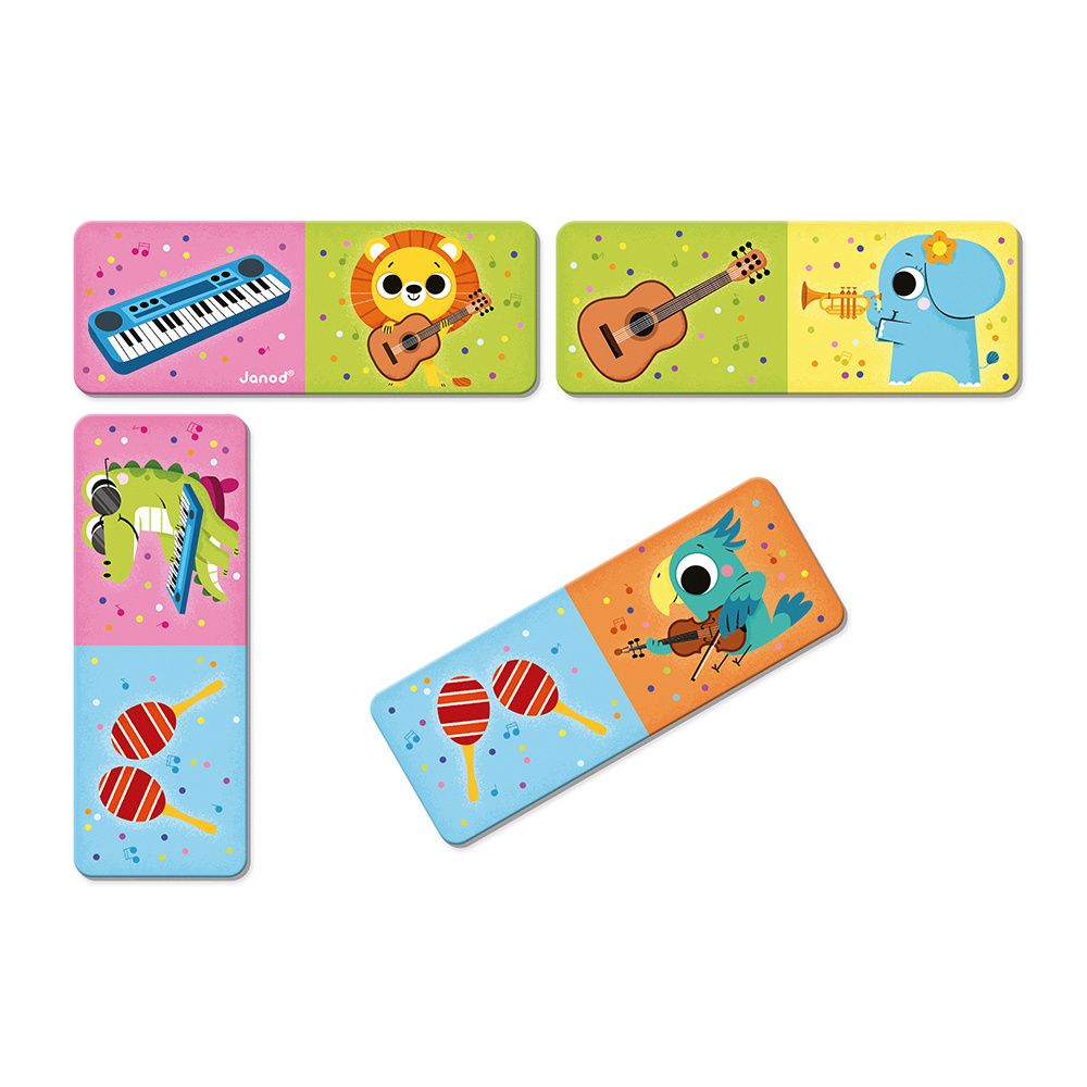Dominó Instrumentos Musicales : Juegos de memoria y asociación Janod ...