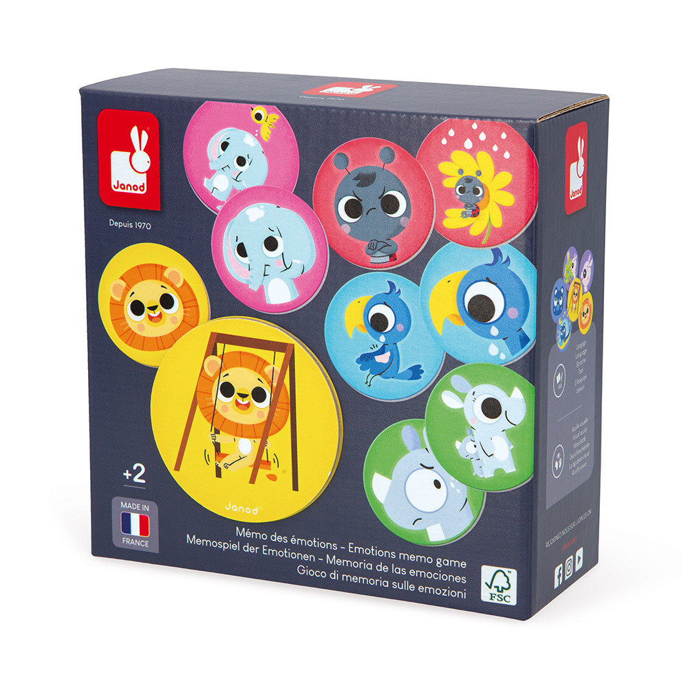 Memo of Emotions : Memory & matching games Janod - J02625