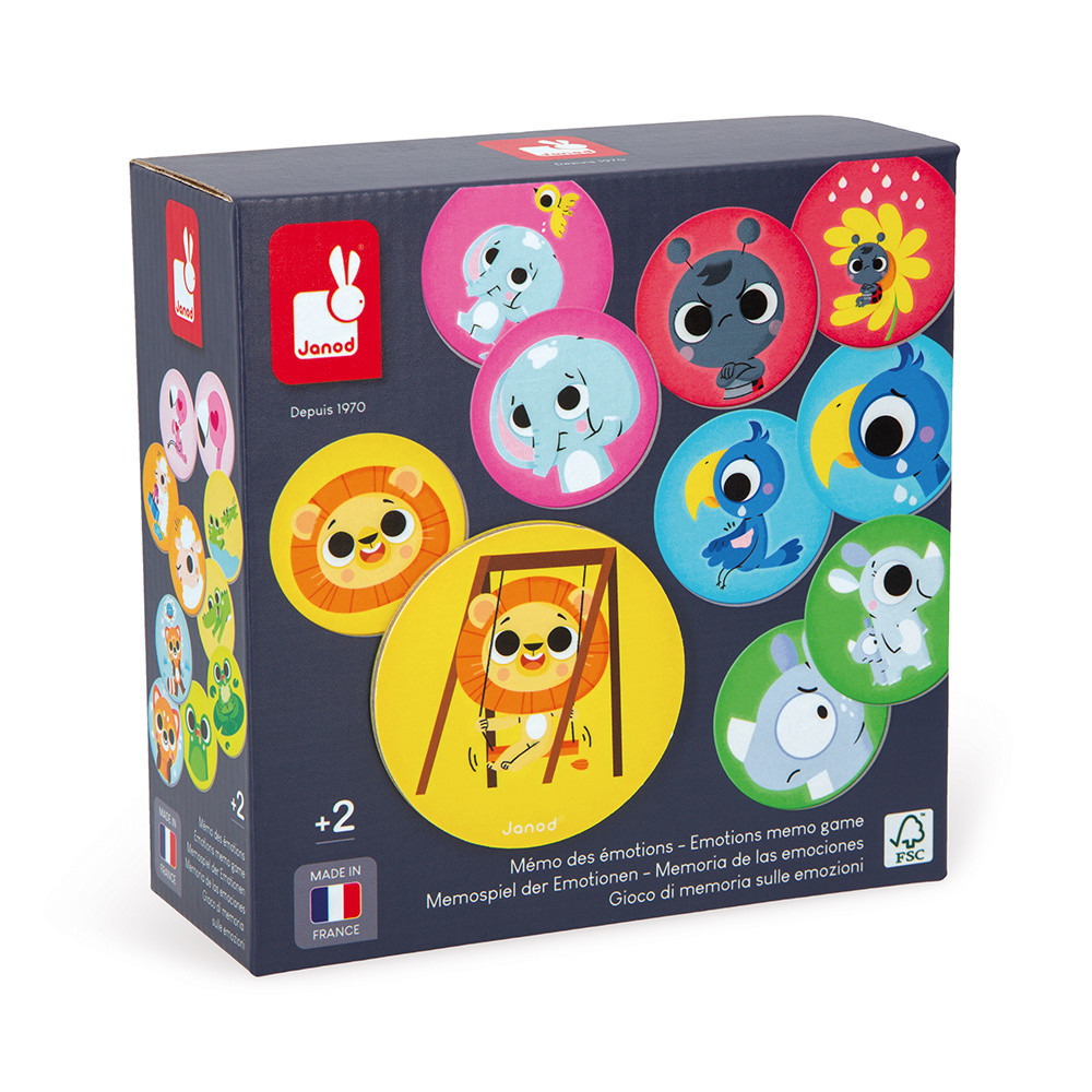 Memo of Emotions : Memory & matching games Janod - J02625