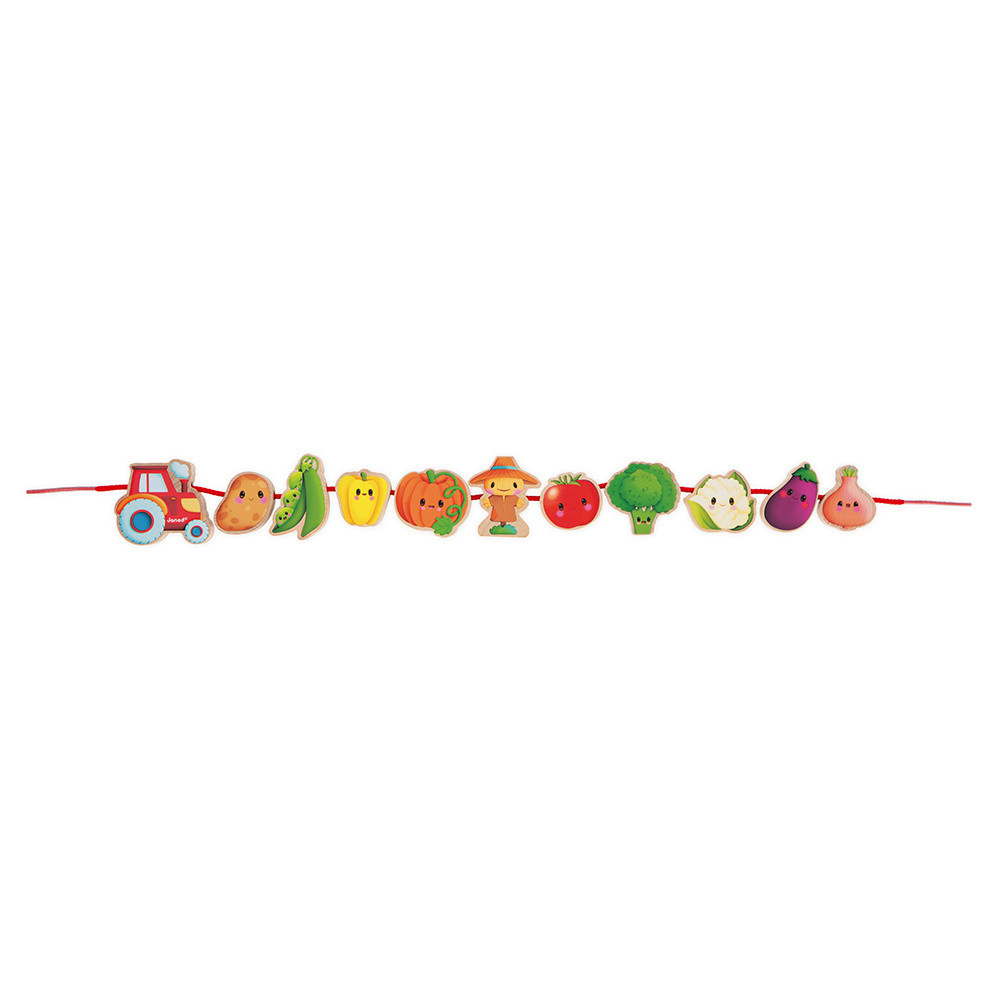 Vegetable Garden Threading Beads : Manipulation & stackers Janod - J03313
