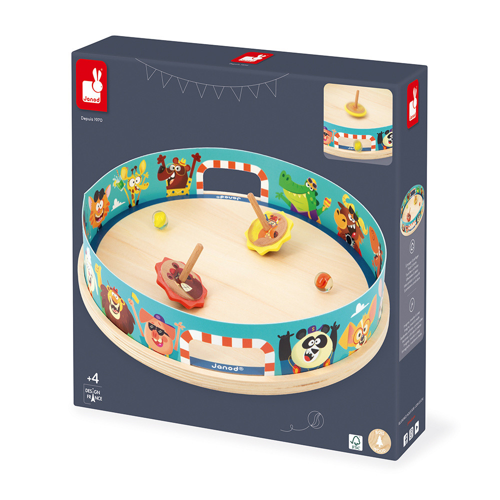 Arena Applepop Spinning Tops : Skill games Janod - J03355