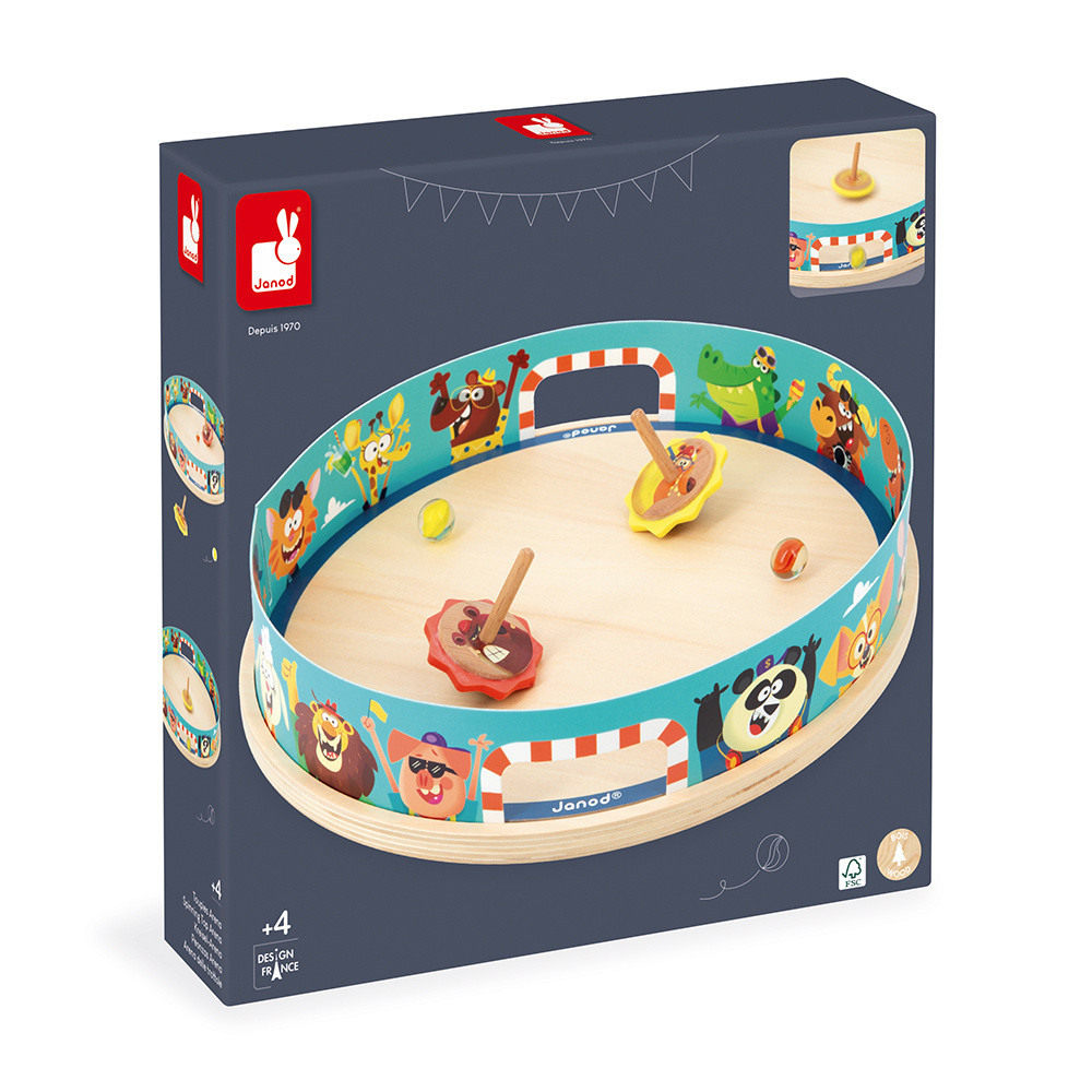 Arena Applepop Spinning Tops : Skill games Janod - J03355