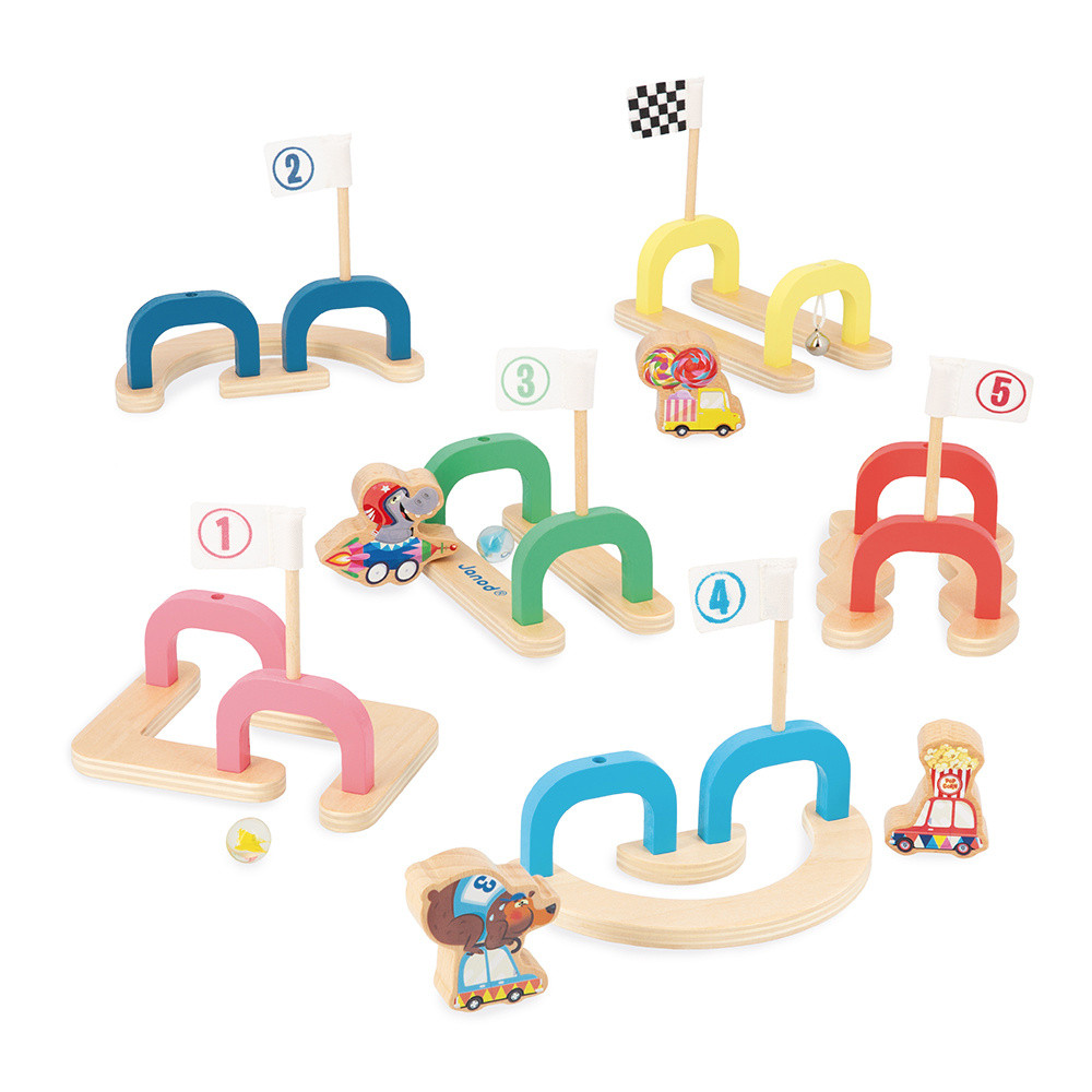 Applepop Marble Game : Skill games Janod - J03357