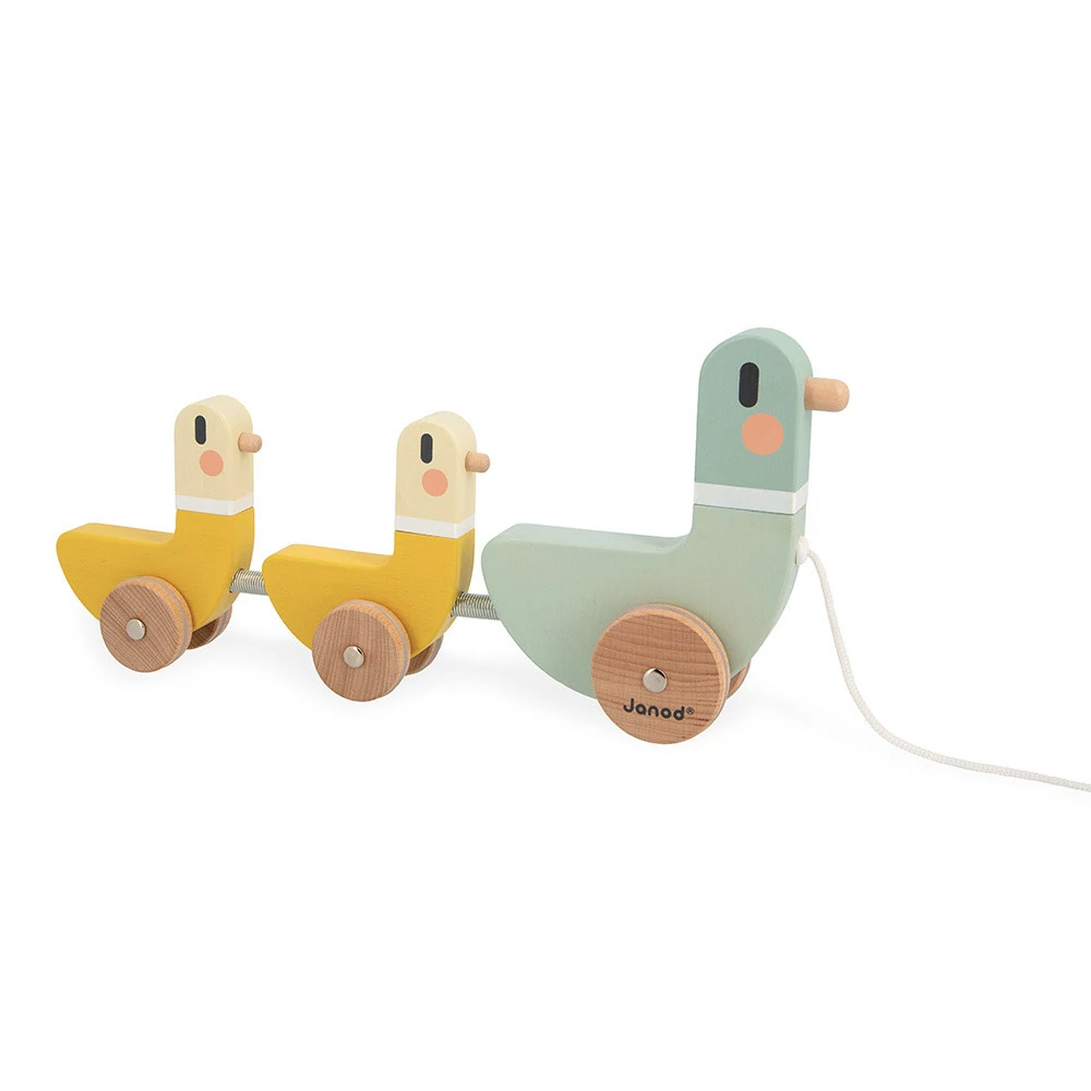 Ducks to Pull Sweet Cocoon : Push & Pull toys Janod - J04051