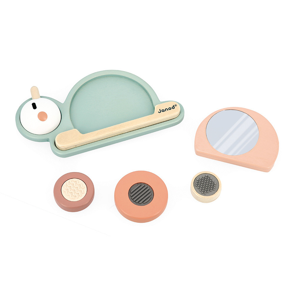 Stackable Sensory Snail Sweet Cocoon : Toddler wooden puzzles Janod ...