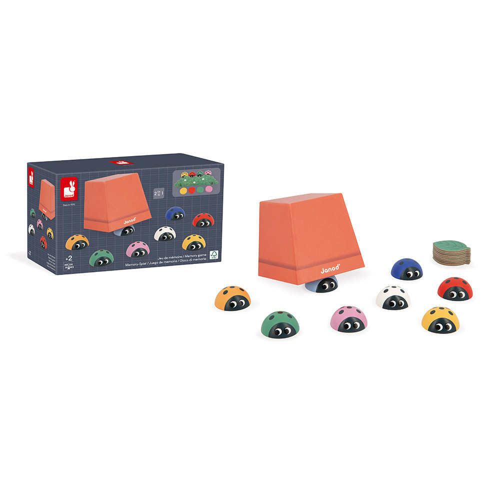 Memory Game - Ladybugs : Memory & matching games Janod - J05079