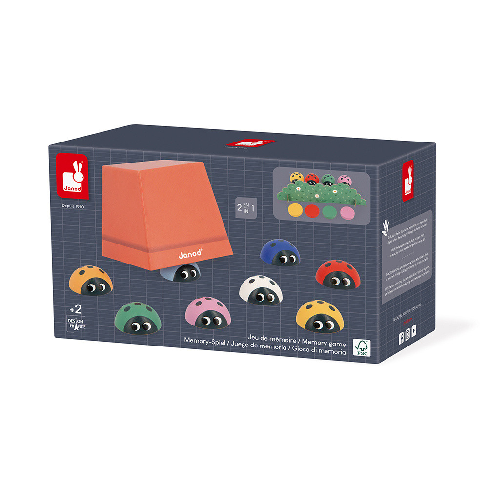 Memory Game - Ladybugs : Memory & matching games Janod - J05079