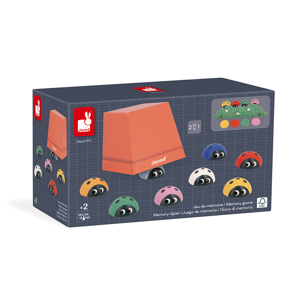 Memory Game - Ladybugs : Memory & matching games Janod - J05079