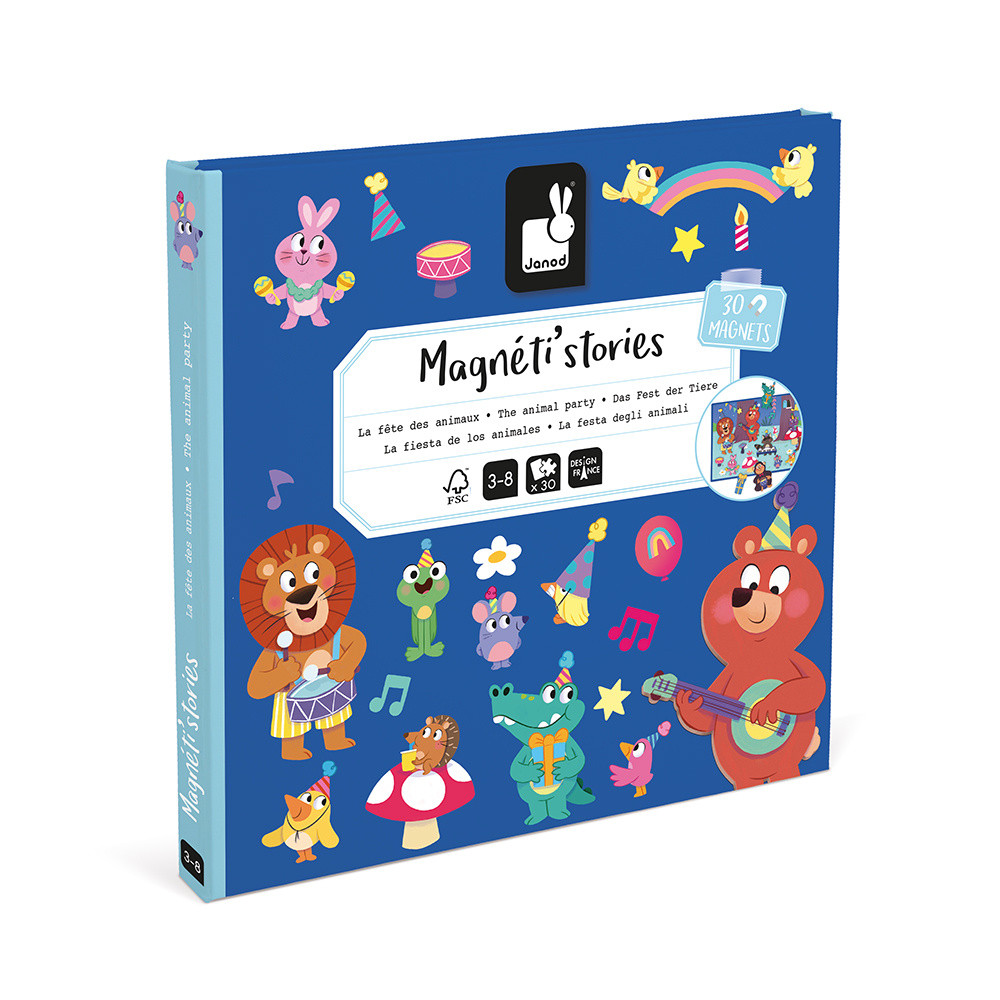 Magnéti'stories Animal Festival : Educational magnetic games Janod - J05455