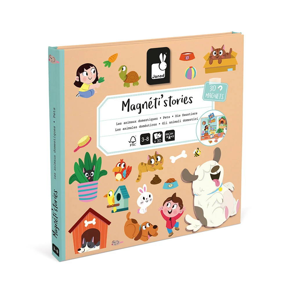 Magnéti'stories Domestic Animals : Educational magnetic games Janod ...
