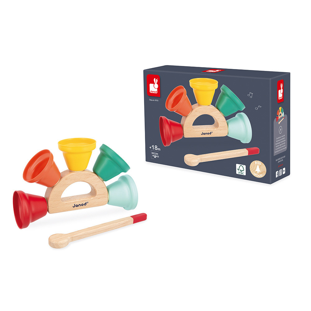 Gioia Glocken : Musik Spielzeuge Janod - J07638 - Musik Spielzeuge - Janod