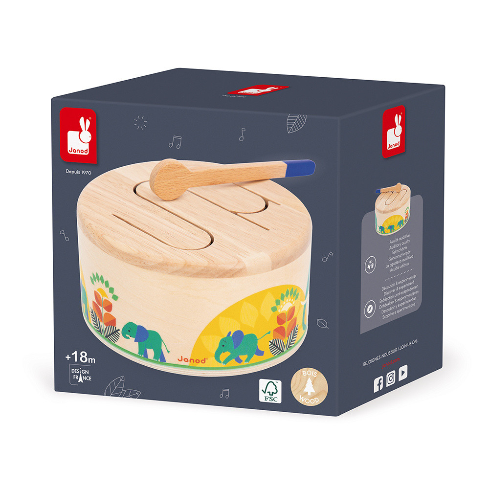 Trommel Gioia : Musik Spielzeuge Janod - J07650 - Musik Spielzeuge - Janod