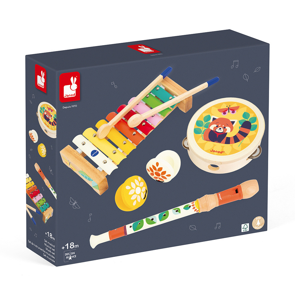 Conjunto musical Gioia : Juguetes musicales Janod - J07656 - Juguetes ...
