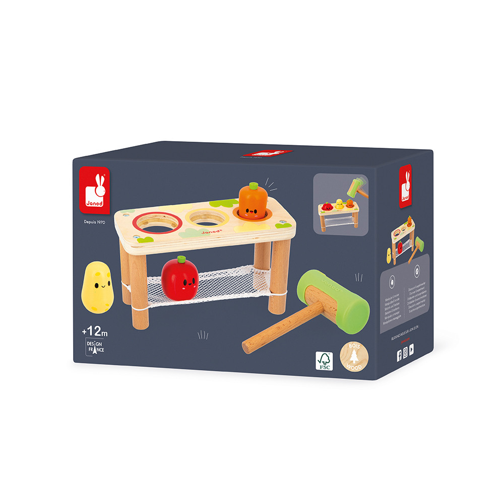 Tap Tap Vegetables : Manipulation & stackers Janod - J03309