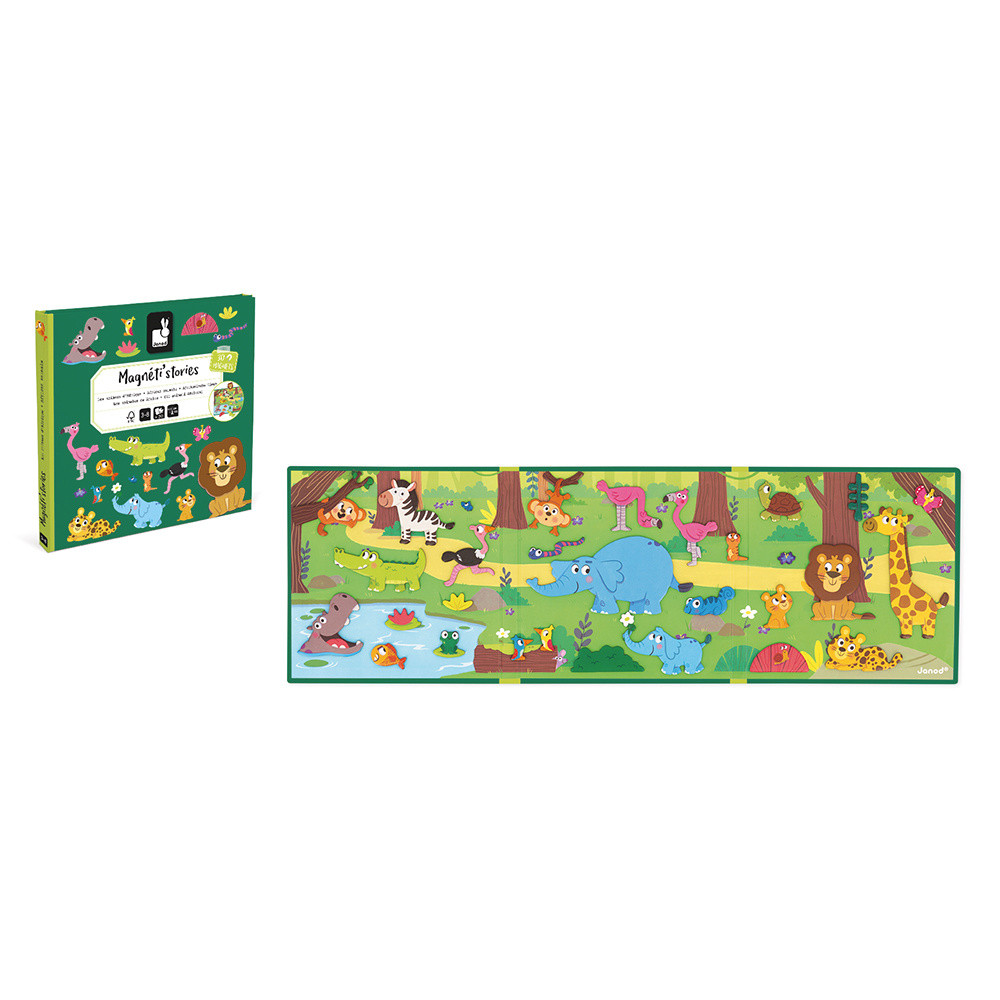 Magnéti'stories African Animals : Educational magnetic games Janod - J05456