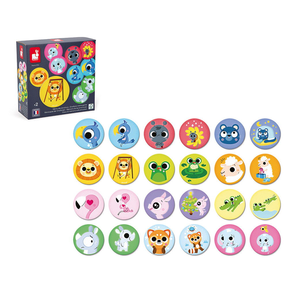 Memo of Emotions : Memory & matching games Janod - J02625