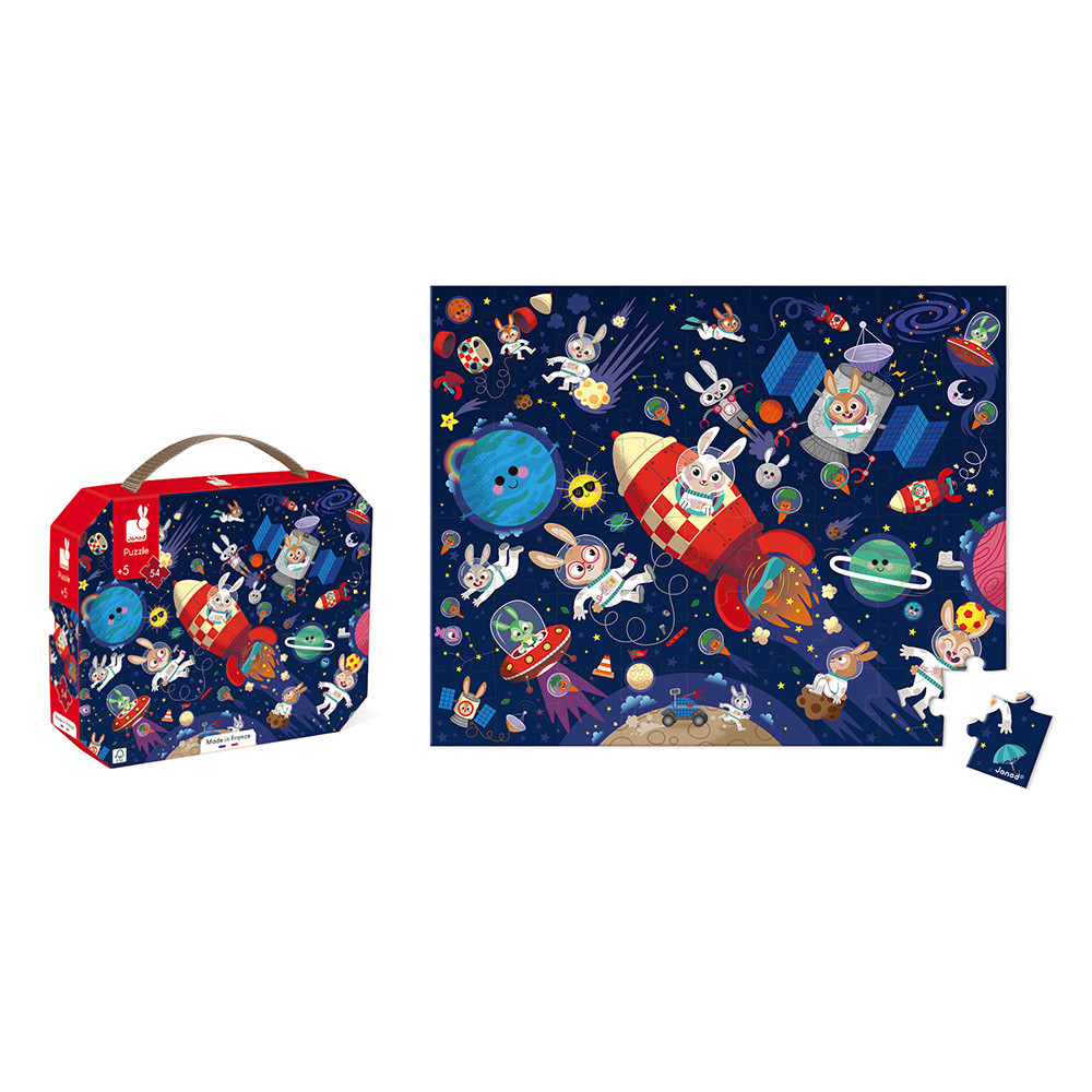 Rocket Puzzle 54 pieces : 50 to 149 piece puzzles Janod - J02545