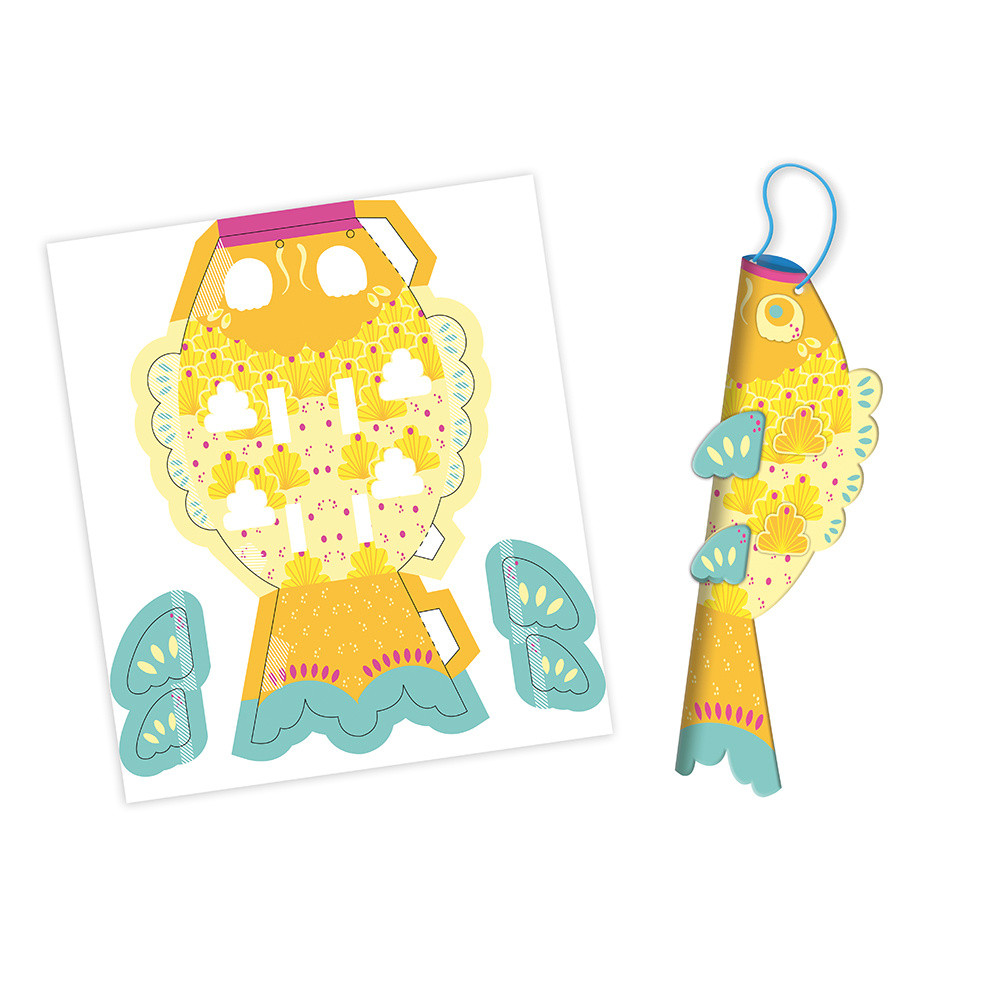 12 Paper Fishes to Create : 3D Creations Janod - J07730