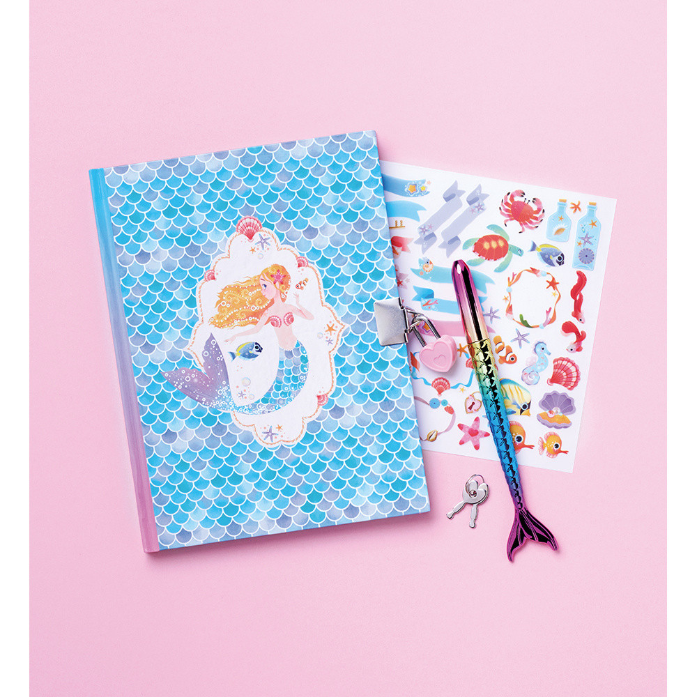 Magic Ocean - Secret Notebook : Stamps & Papeterie kits Janod - J09109