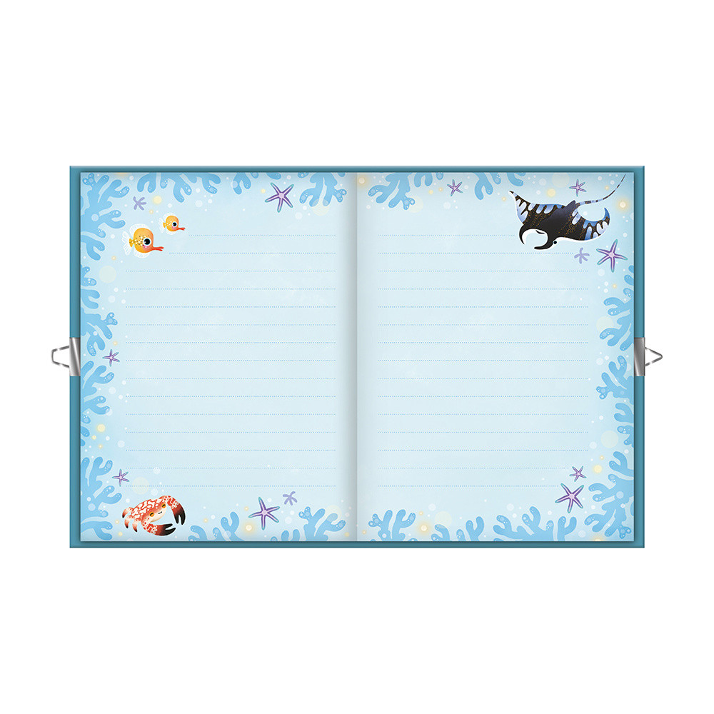Magic Ocean - Secret Notebook : Stamps & Papeterie kits Janod - J09109