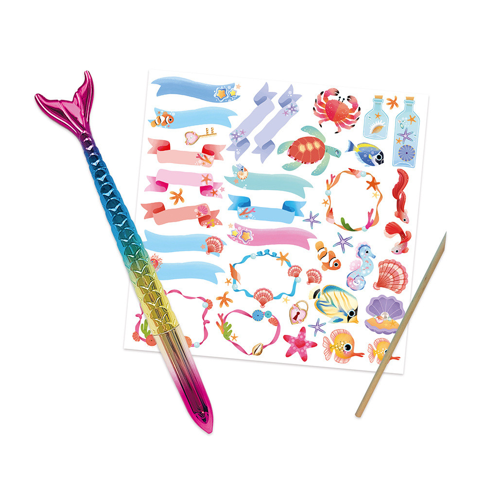 Magic Ocean - Carnet Secret : Tampons & Papeterie Janod - J09109