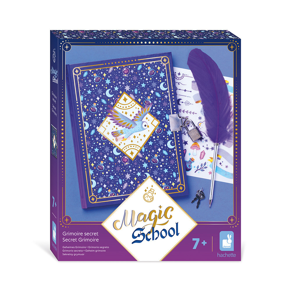 Magic School - Grimoire Secret : Tampons & Papeterie Janod - J09110