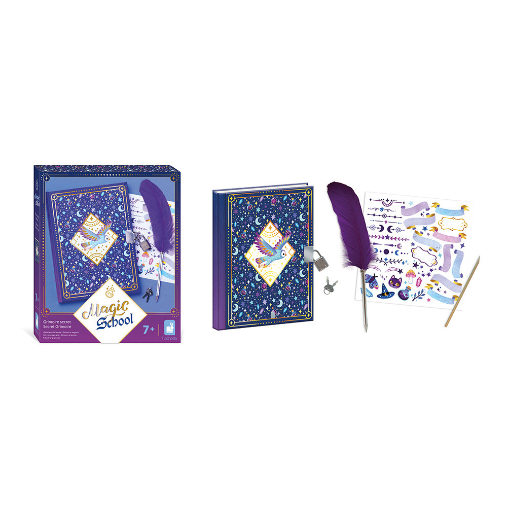 Magic School - Grimoire Secret : Tampons & Papeterie Janod - J09110
