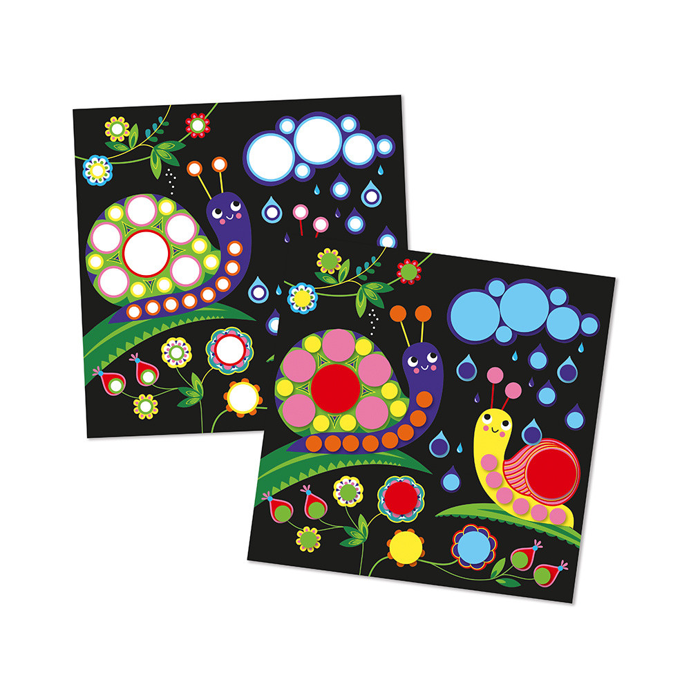 Coffret Créatif Gommettes Rondes - 3 ans : Mosaïque, gommettes ...