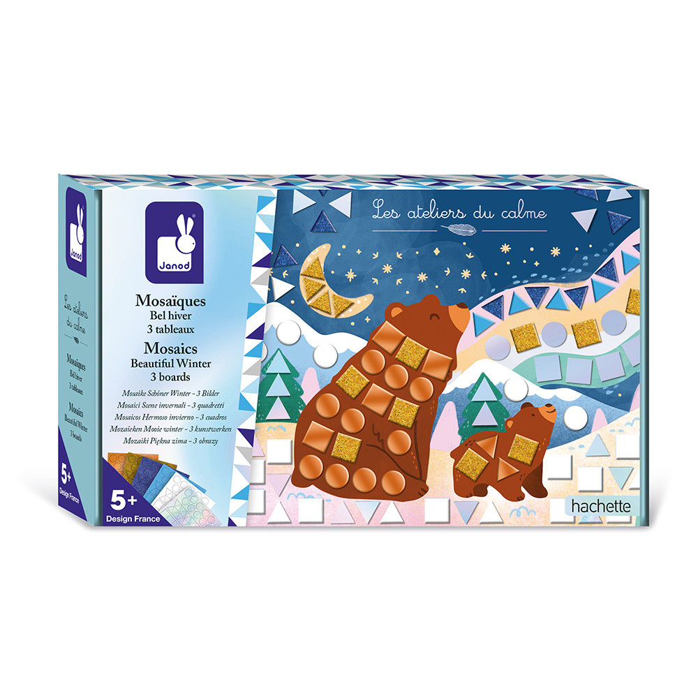 Beautiful Winter Mosaics : Mosaic & Stickers Janod - J09151