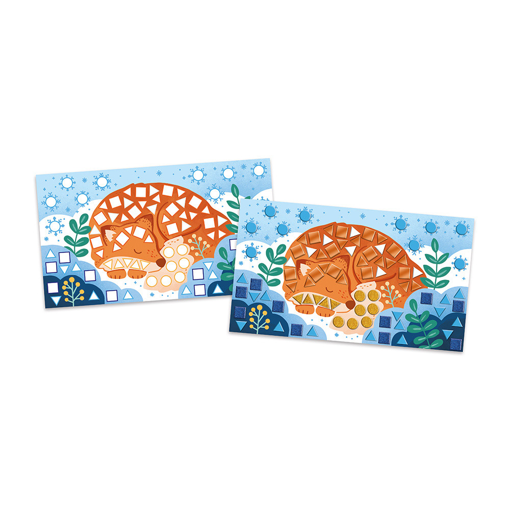 Beautiful Winter Mosaics : Mosaic & Stickers Janod - J09151